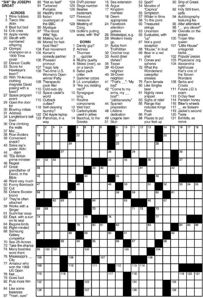 Los Angeles Times Sunday Crossword Puzzle Puzzles Timesargus James los-angeles-times-sunday-crossword-puzzle-puzzles-timesargus-james